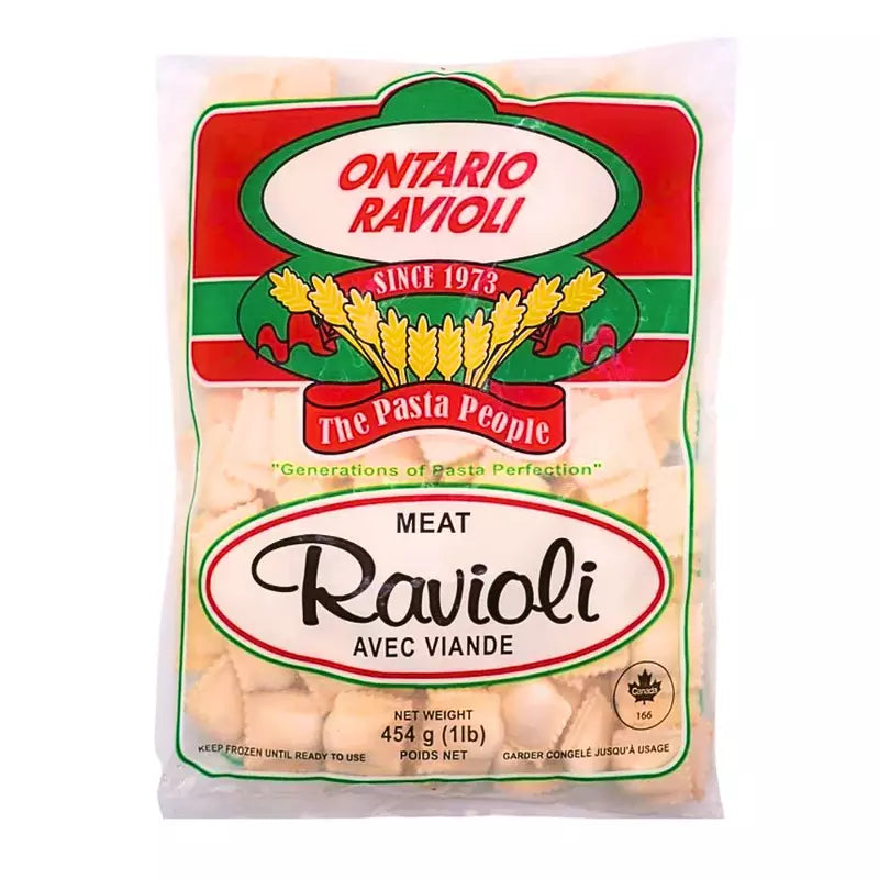 Meat Ravioli 454g – Ontario Ravioli